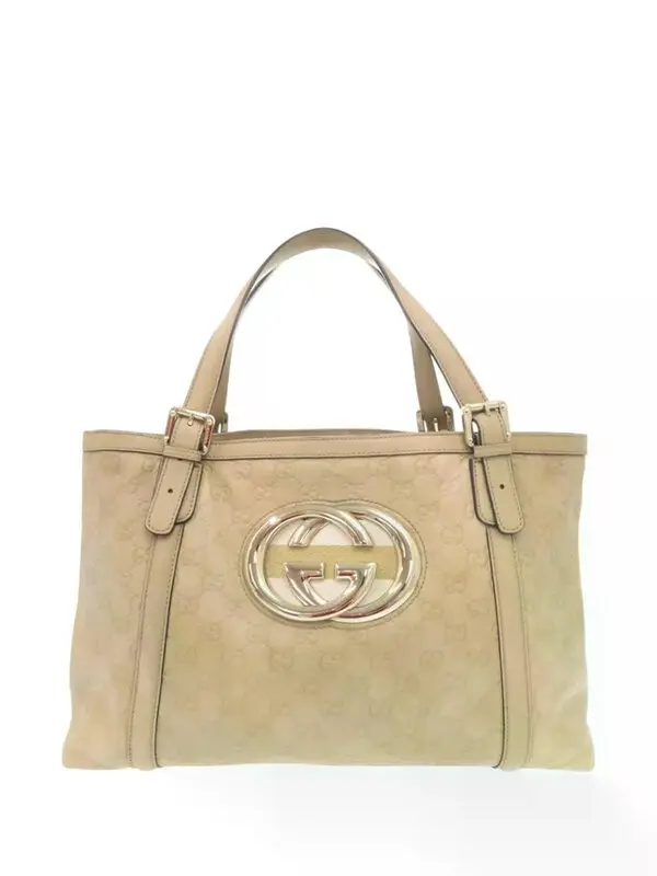 Gucci Ssima Web Dialux Britt Tote Bag