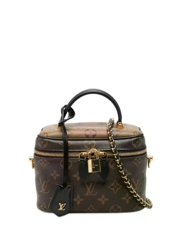 LOUIS VUITTON Monogram Reverse Vanity Pm Satchel