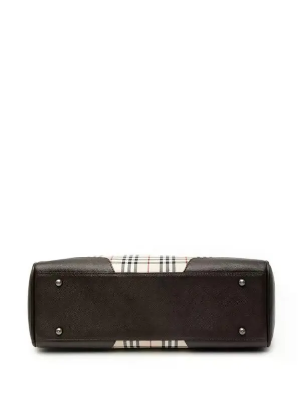 Burberry House Check Canvas Tote Bag