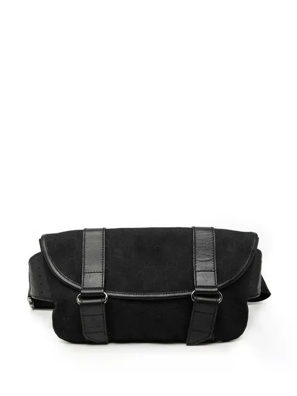 Gucci Gg Canvas Belt Bag - Black