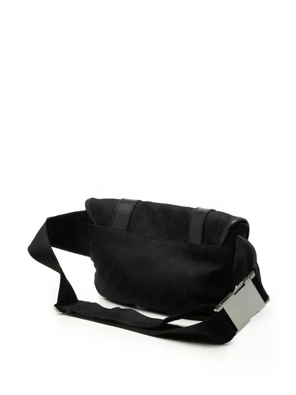 Gucci Gg Canvas Belt Bag - Black