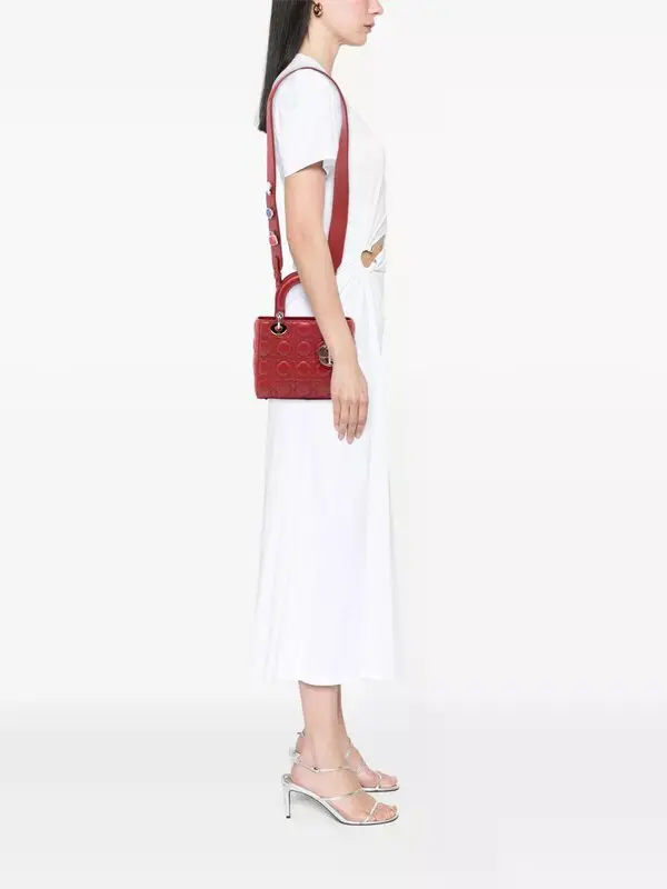 Dior 2017 My Abcdior Lady Satchel - Red