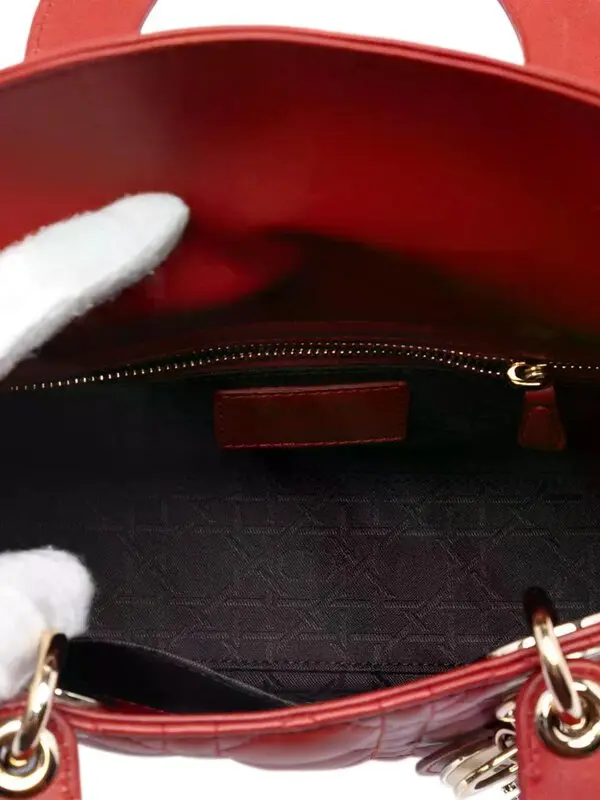 Dior 2017 My Abcdior Lady Satchel - Red
