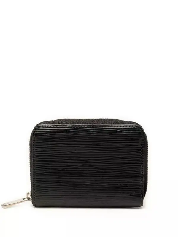 LOUIS VUITTON 2012 Epi Zippy Purse Coin Pouch - Black
