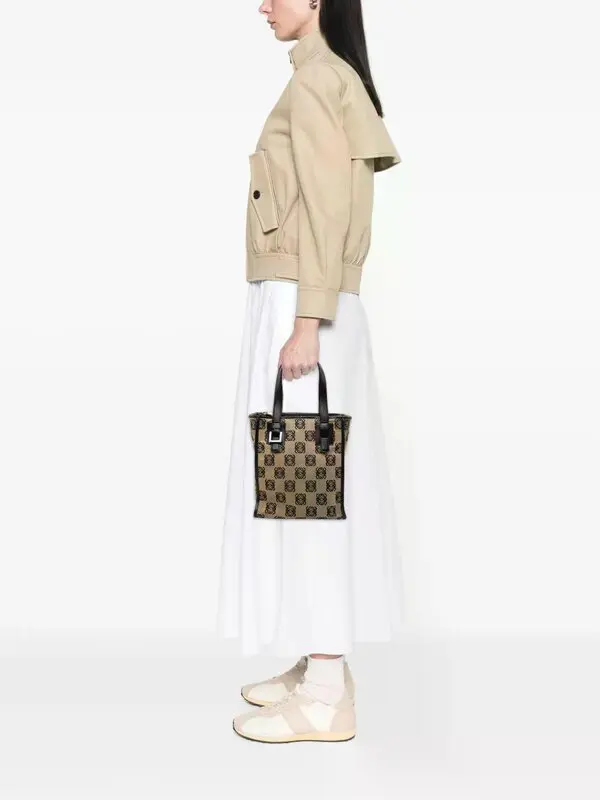 Loewe Anagram Canvas Handbag