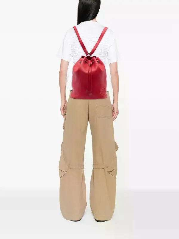 Gucci Small Pebbled Calfskin Soho Drawstring Backpack