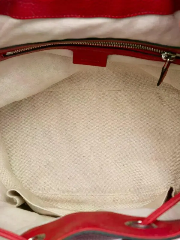 Gucci Small Pebbled Calfskin Soho Drawstring Backpack