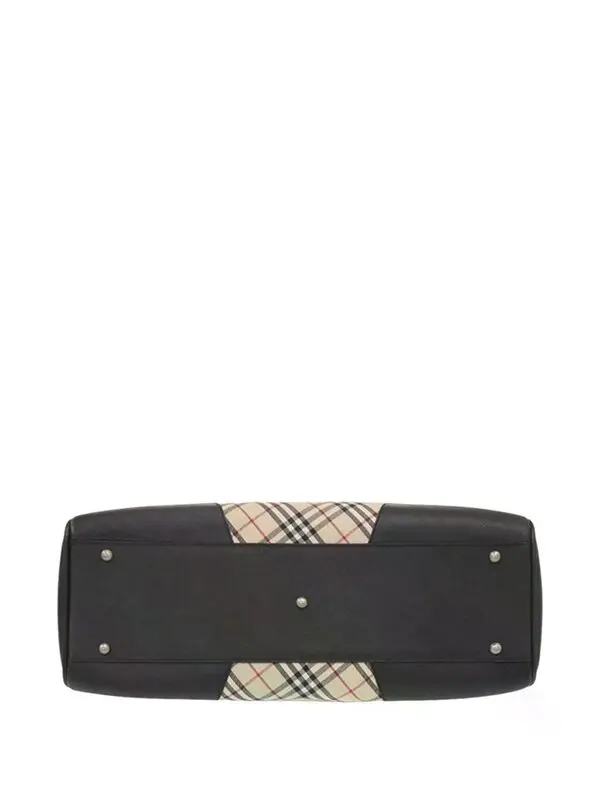 Burberry Nova Check Canvas Tote Bag