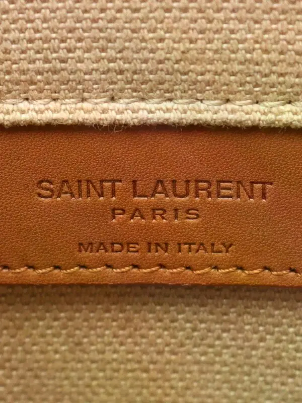 Saint Laurent Large Canvas Sac De Jour Thin Satchel
