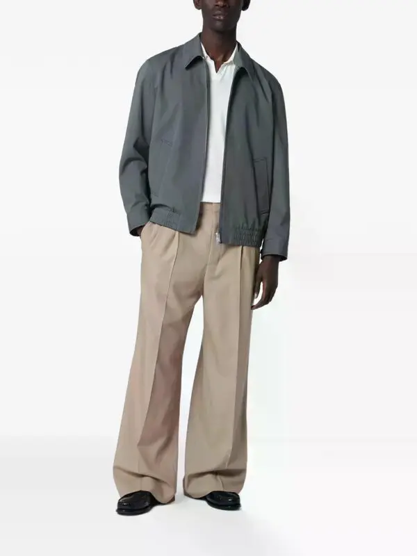 LARDINI Zip-up Shirt Jacket
