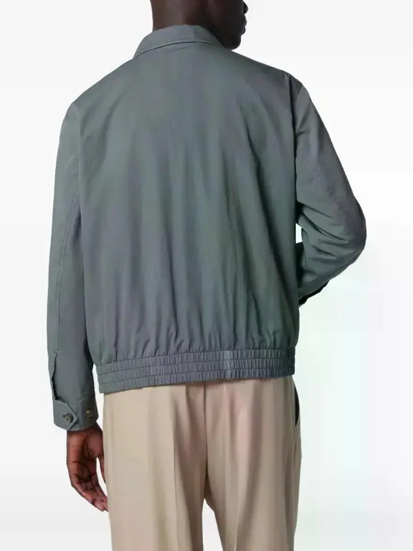 LARDINI Zip-up Shirt Jacket