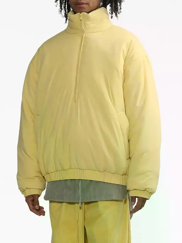 Fear Of God Logo-patch Puffer Jacket - Yellow