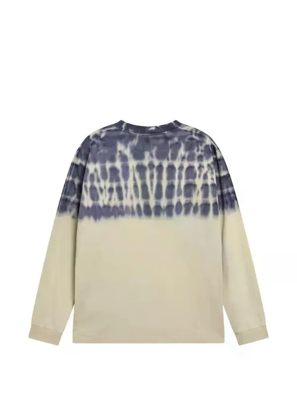 JW Anderson Anchor-logo Tie-dye Sweatshirt - Neutrals
