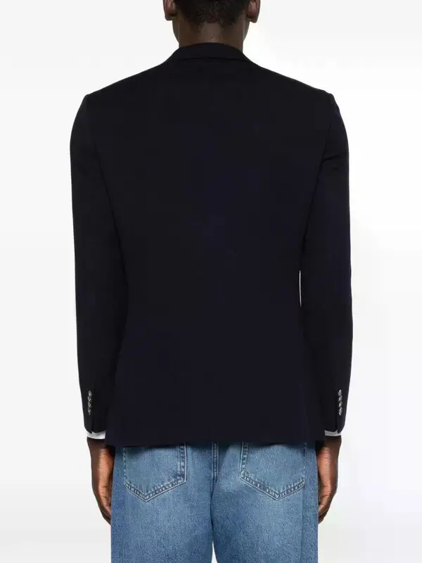 BOSS Virgin Wool Jacket - Blue