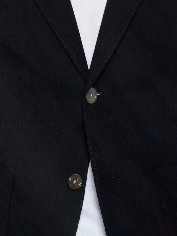 BOSS Virgin Wool Jacket - Blue