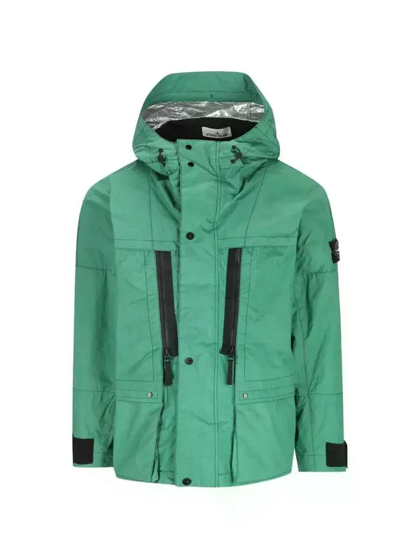 Stone Island Logo-badge Hooded Jacket