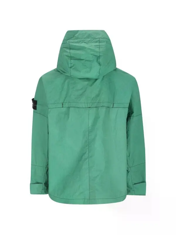 Stone Island Logo-badge Hooded Jacket