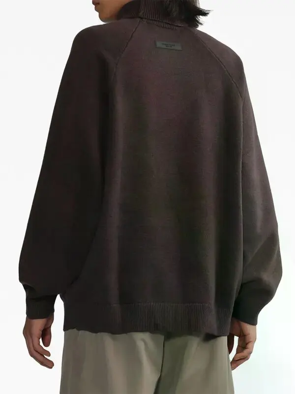 Fear Of God Roll-neck Raglan Jumper - Brown