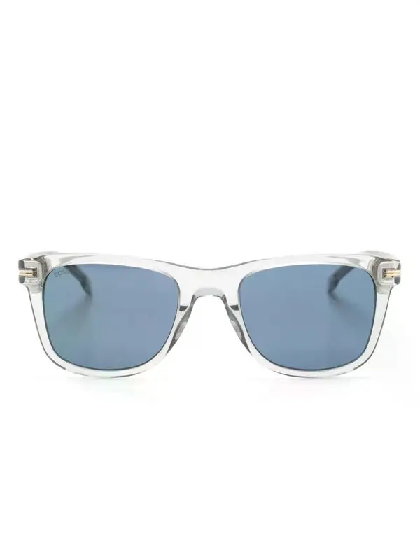 BOSS Square-frame Tinted Sunglasses - Grey