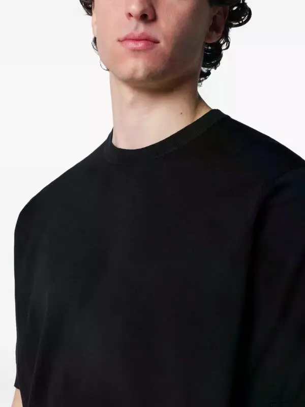 John Smedley Crew-neck T-shirt - Black