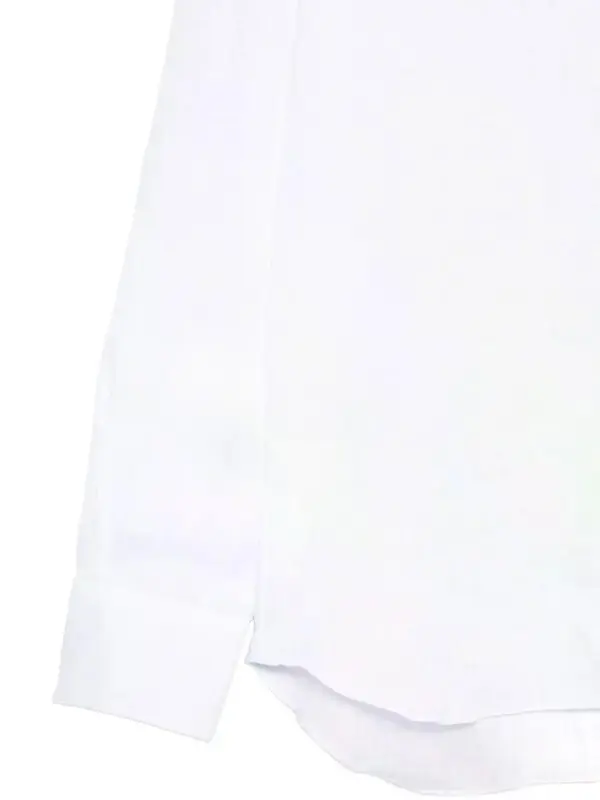BARBA NAPOLI Button-down Linen Shirt