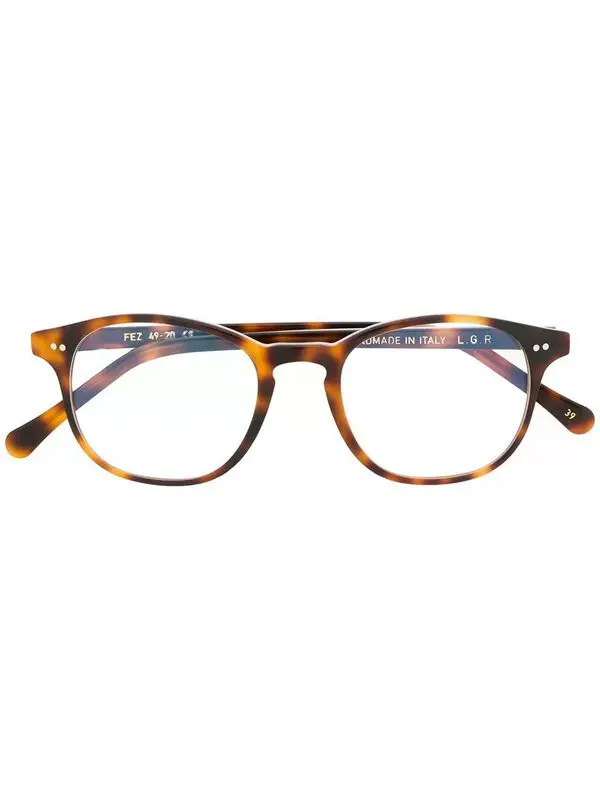 L.g.r Wayfarer Frame Glasses - Brown
