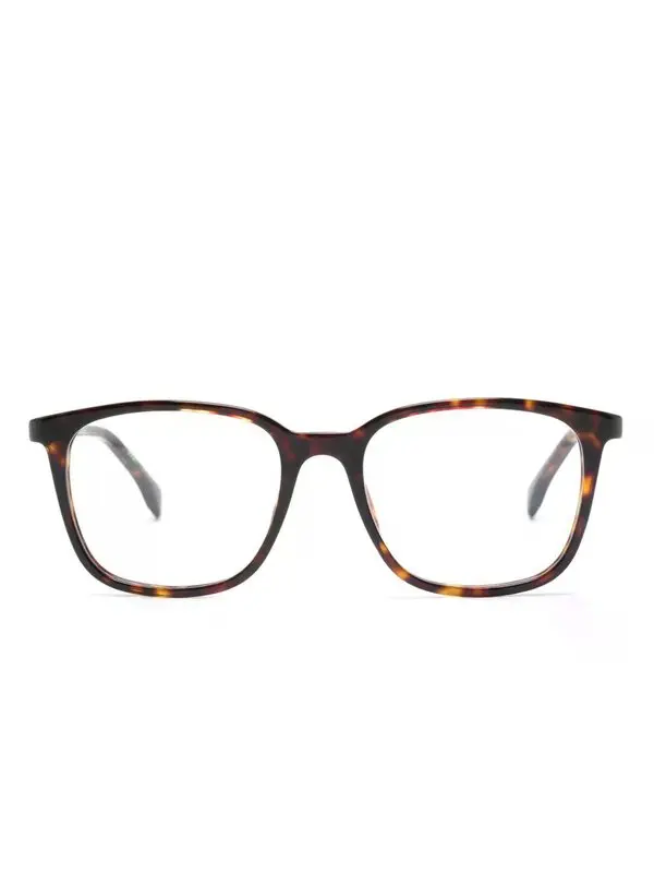 BOSS Tortoiseshell Square-frame Eyeglasses - Brown