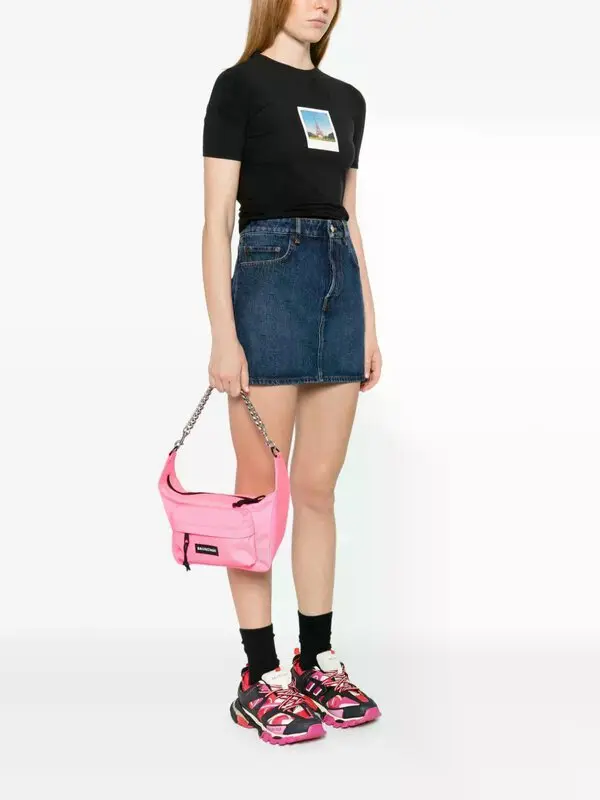 Balenciaga Medium Raver Chain-link Shoulder Bag