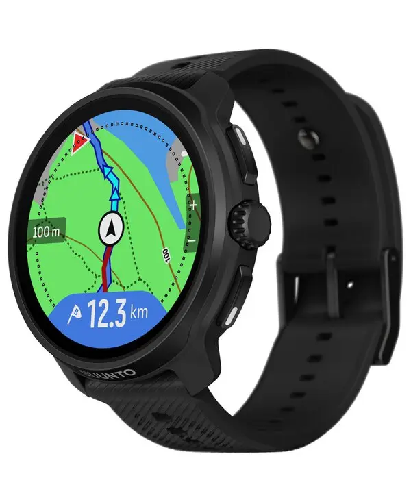 Suunto Gps Sports Watch With Amoled Touchscreen - Black