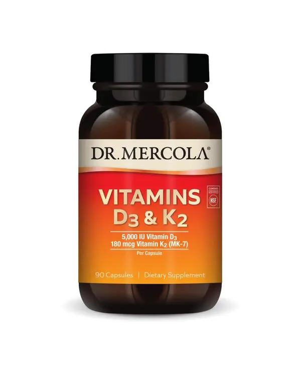DR. MERCOLA Vitamins D3 & K2 - No Color