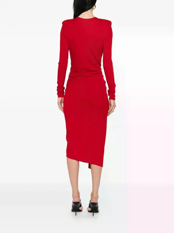 Alexandre Vauthier Knot Detail Midi Dress
