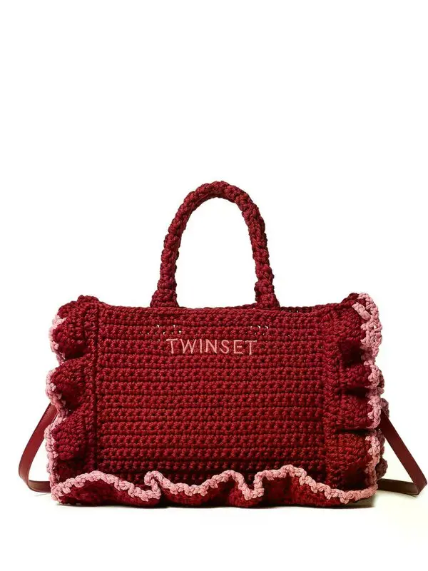 TWINSET Ruffled Tote Bag
