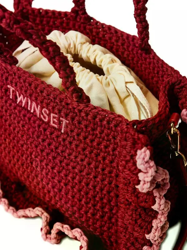 TWINSET Ruffled Tote Bag