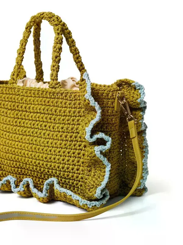 TWINSET Ruffled Tote Bag