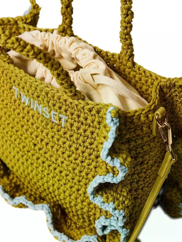 TWINSET Ruffled Tote Bag