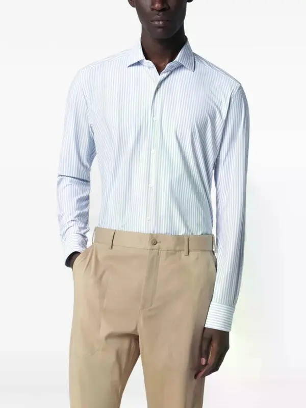 XACUS Striped Shirt - Blue