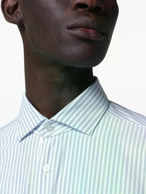 XACUS Striped Shirt - Blue