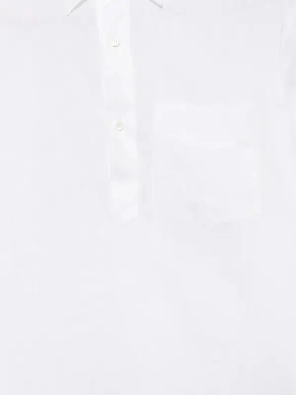 Aspesi Half-button Long-sleeved Shirt - White