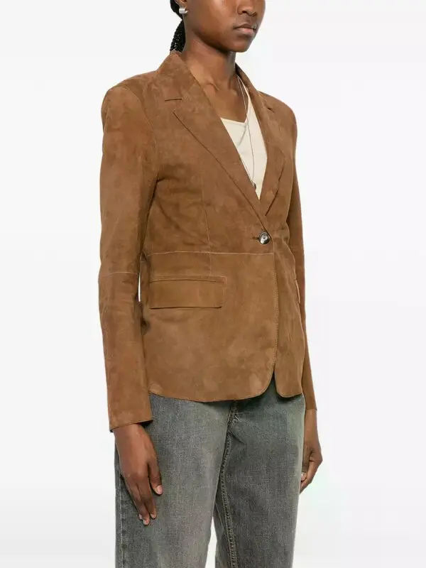 THE JACKIE LEATHERS Beatriz Suede Jacket