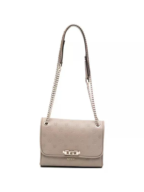 Guess Embossed Chain Shoulder Bag