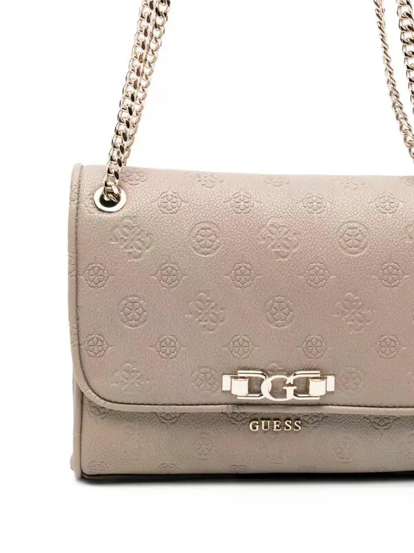 Guess Embossed Chain Shoulder Bag