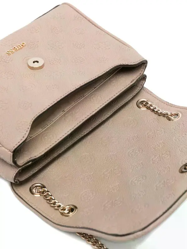 Guess Embossed Chain Shoulder Bag