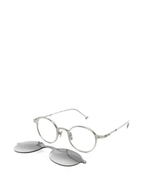 SNOB Tommi Round-frame Glasses - Grey