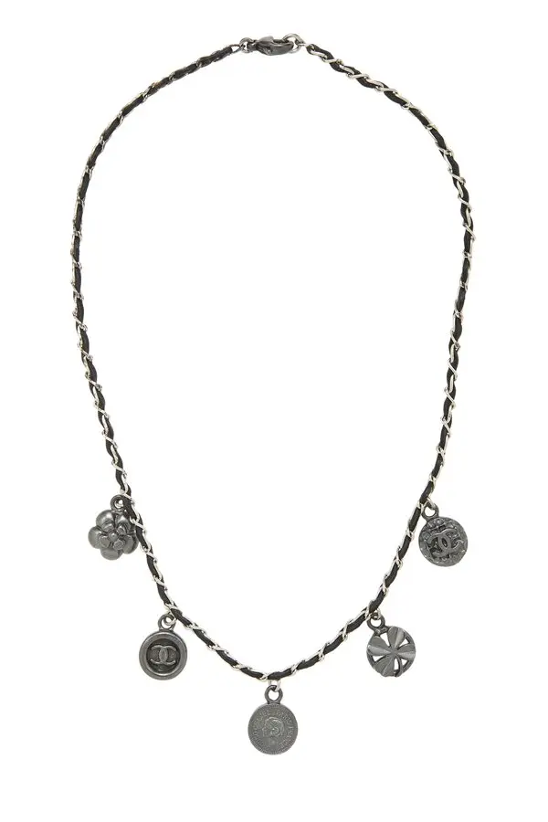 Chanel Charmy Charm Necklace - Black
