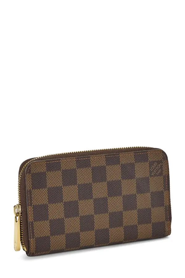 LOUIS VUITTON Damier Ebene Zippy Compact Wallet