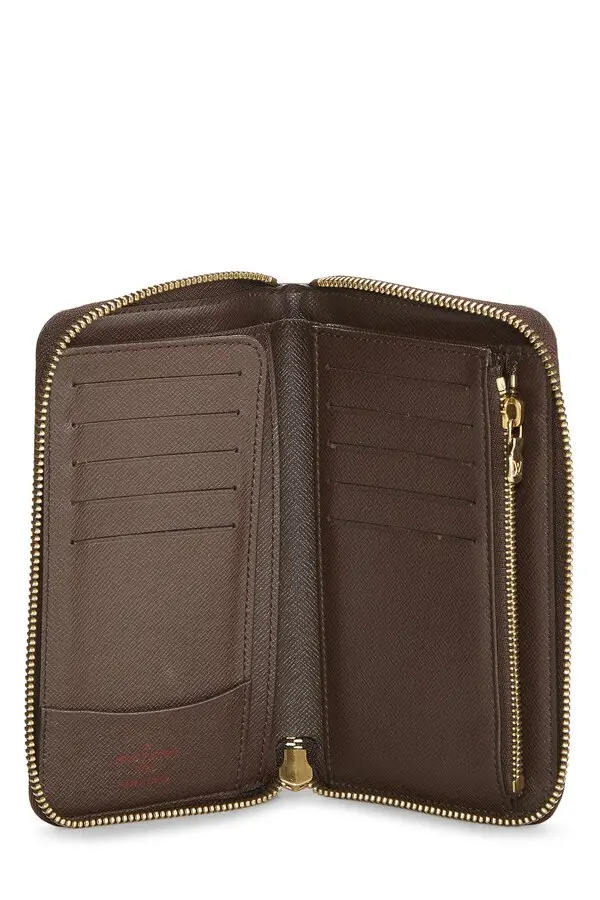 LOUIS VUITTON Damier Ebene Zippy Compact Wallet