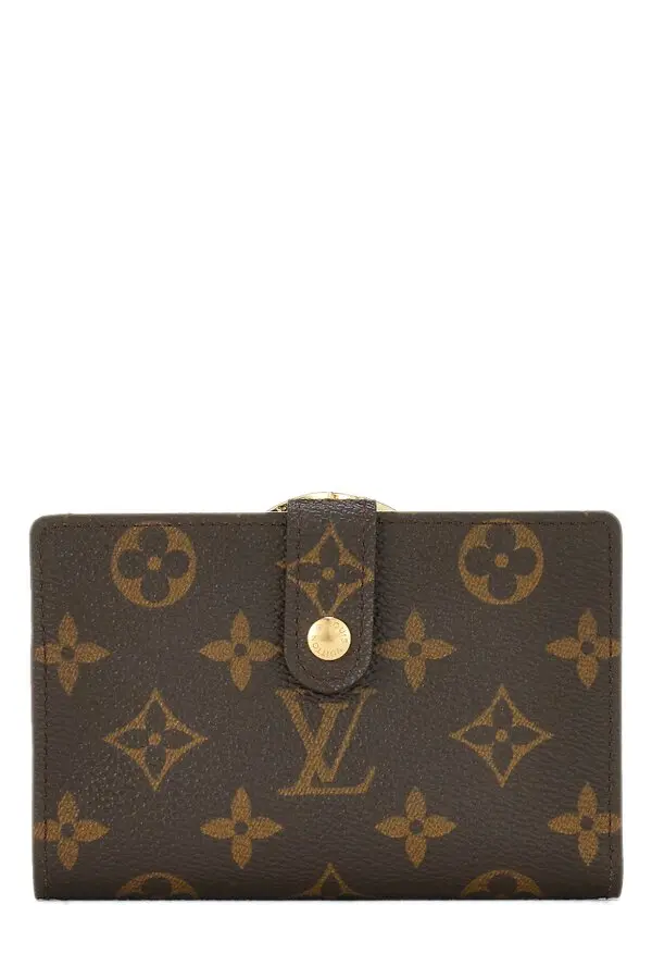 LOUIS VUITTON Monogram Canvas Porte Feuilles Viennois Wallet - Brown