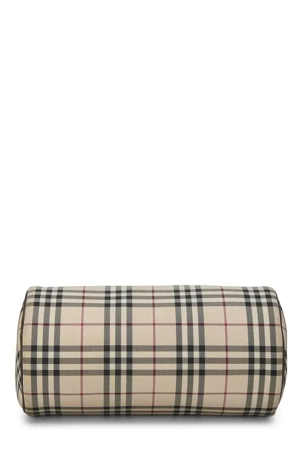 Burberry House Check Roll Handbag