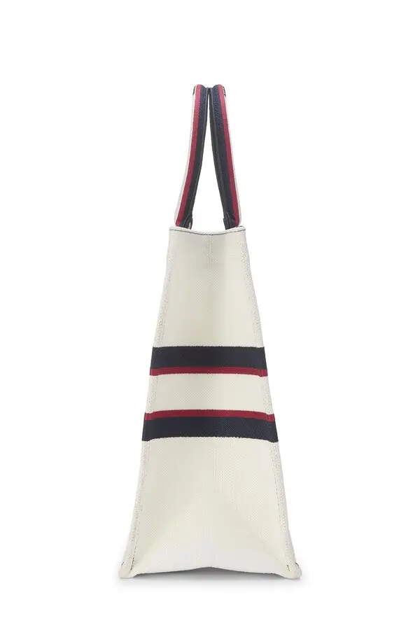 Dior Alps Star Book Tote - White