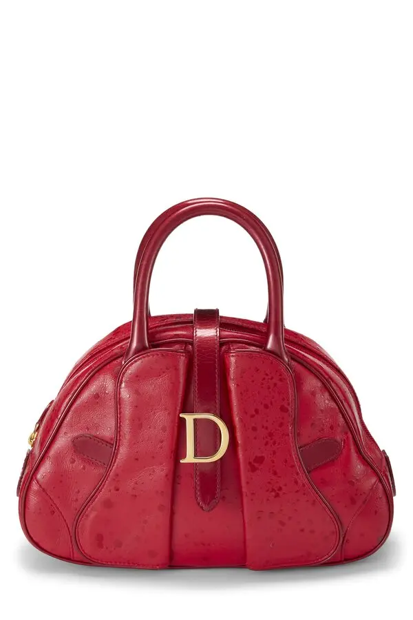 Dior Leather Double Saddle Bowler